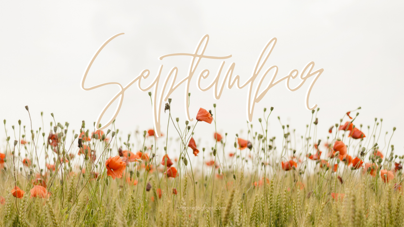 Free, downloadable September 2021 Tech Backgrounds - Inspire to Glow