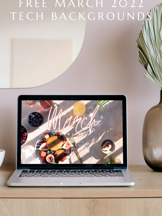 Free, downloadable March 2024 Tech Backgrounds - Inspire to Glow