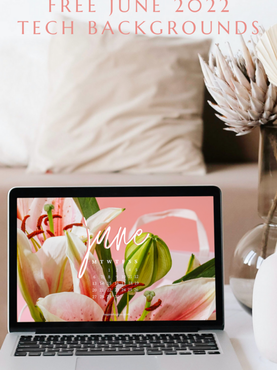 Free, downloadable May 2024 Tech Backgrounds - Inspire to Glow