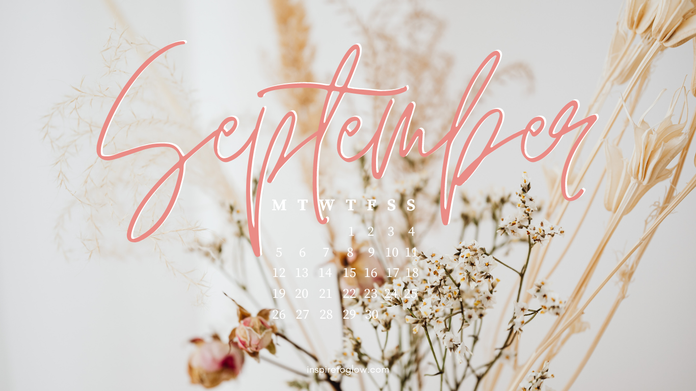 Free September 2022 Tech Backgrounds - Inspire to Glow