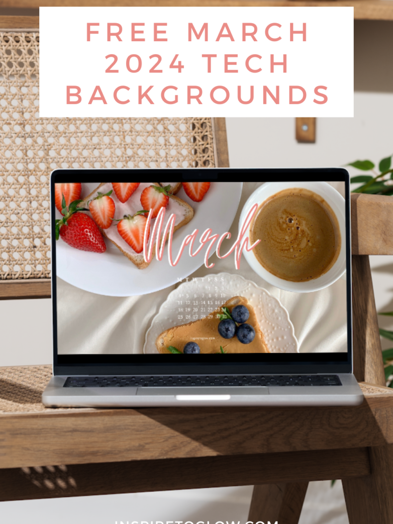 Free, downloadable September 2024 Tech Backgrounds - Inspire to Glow