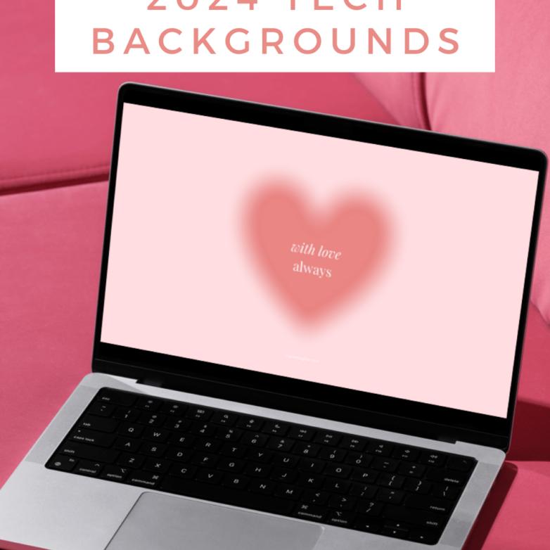 Free, downloadable April 2024 Tech Backgrounds - Inspire to Glow