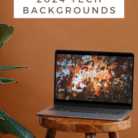 Free, downloadable September 2024 Tech Backgrounds - Inspire to Glow
