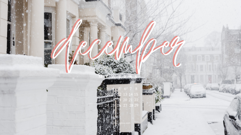 Free, downloadable December 2024 Tech Backgrounds - Inspire to Glow