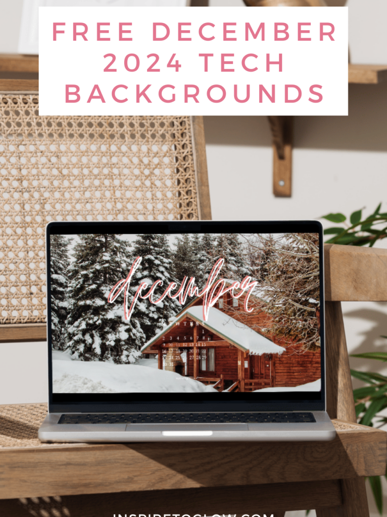 Free, downloadable November 2024 Tech Backgrounds - Inspire to Glow