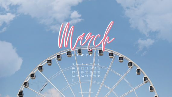 Free, downloadable March 2025 Tech Backgrounds - Inspire to Glow