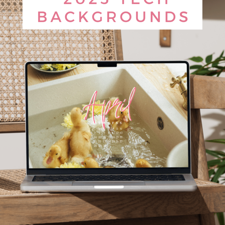 Free, downloadable March 2025 Tech Backgrounds - Inspire to Glow