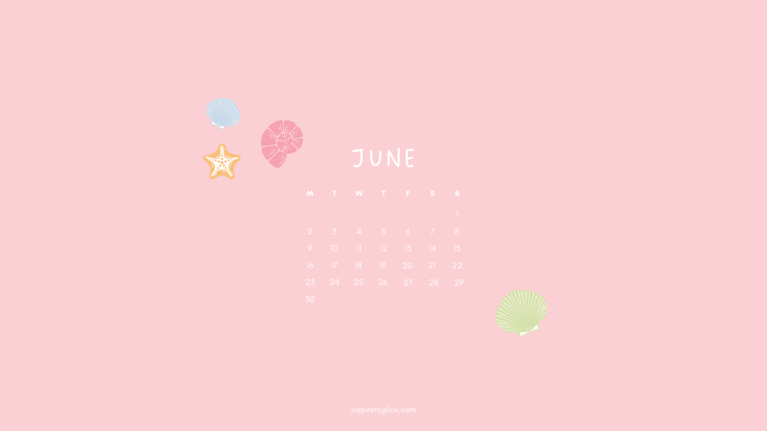 Free, downloadable June 2025 Tech Backgrounds - Inspire to Glow