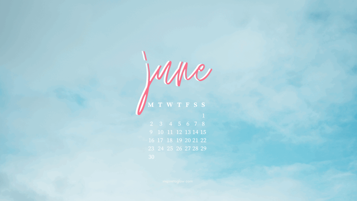 Free, downloadable June 2025 Tech Backgrounds - Inspire to Glow
