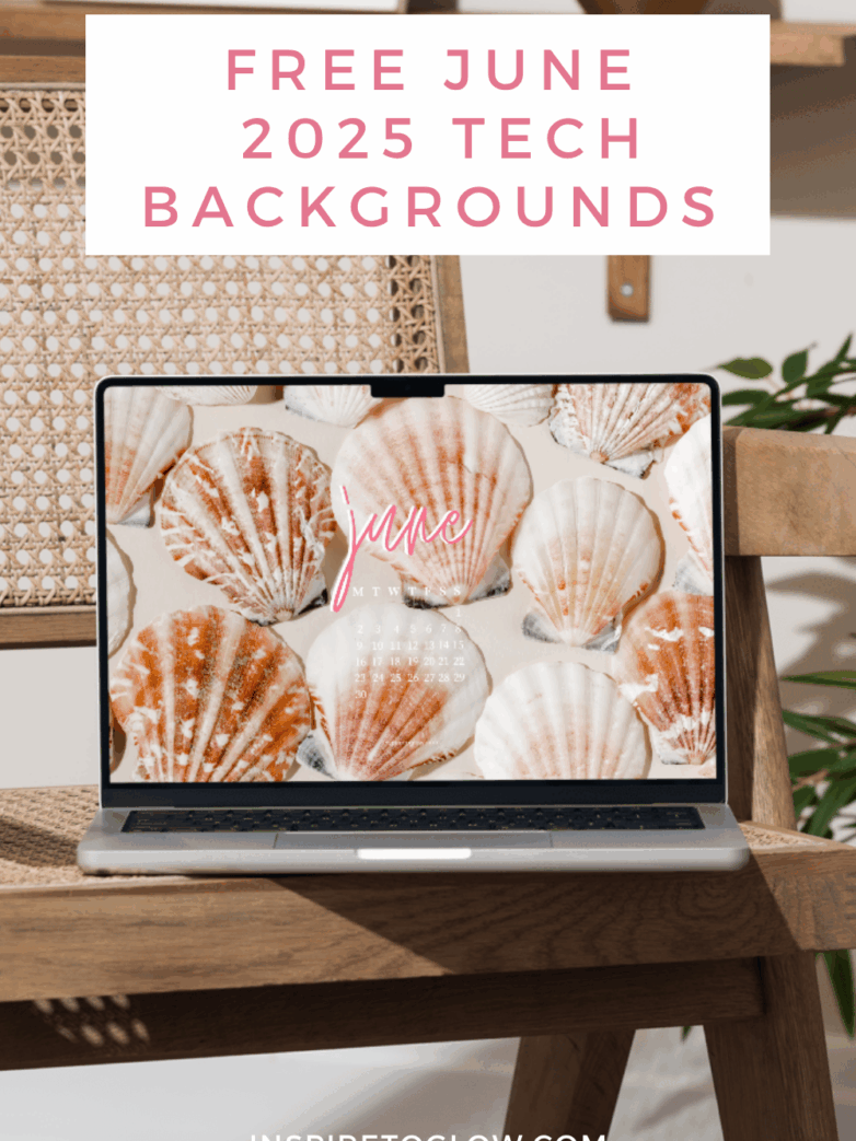 Free, downloadable February 2025 Tech Backgrounds - Inspire to Glow