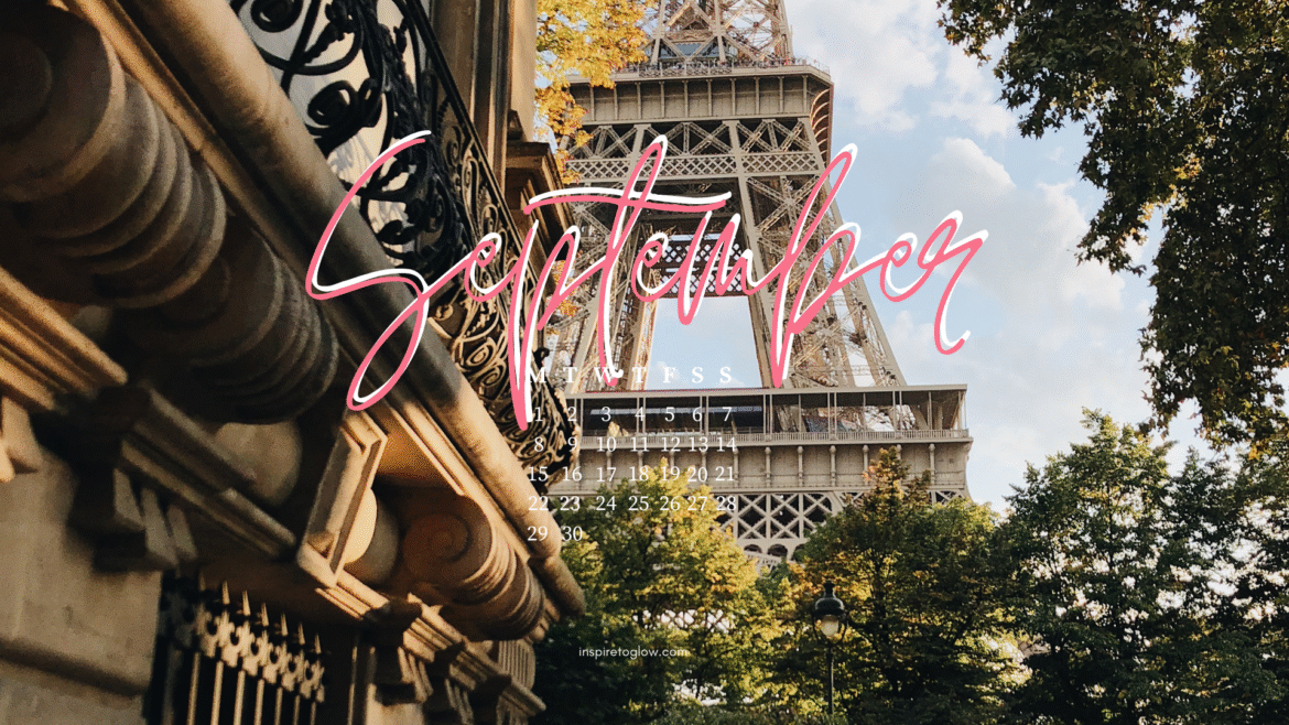 Free, downloadable September 2025 Tech Backgrounds - Inspire to Glow